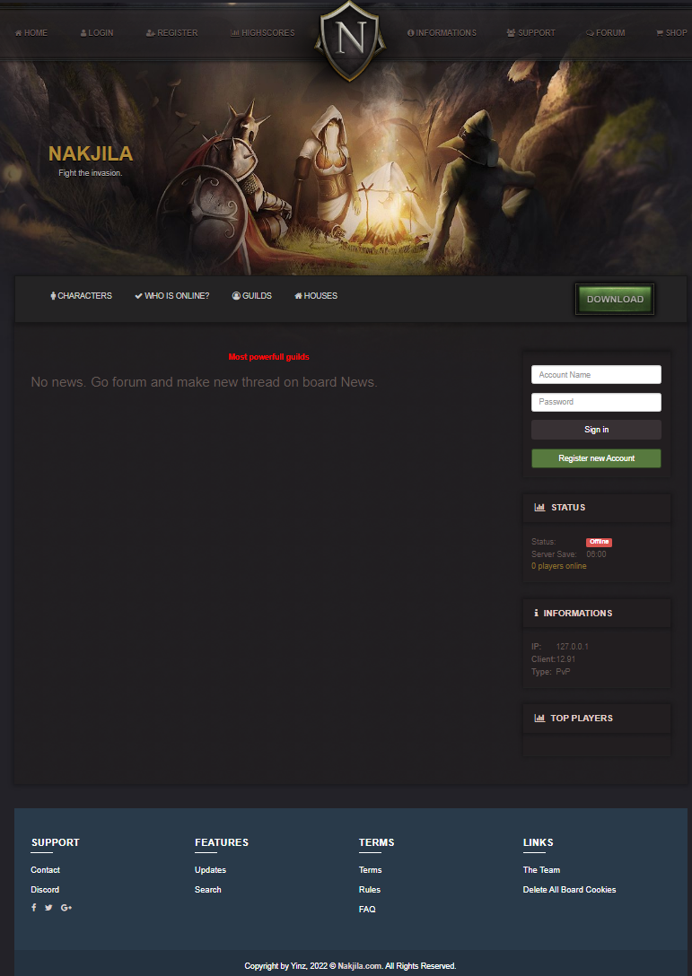 Layouts - OpenTibiaBR