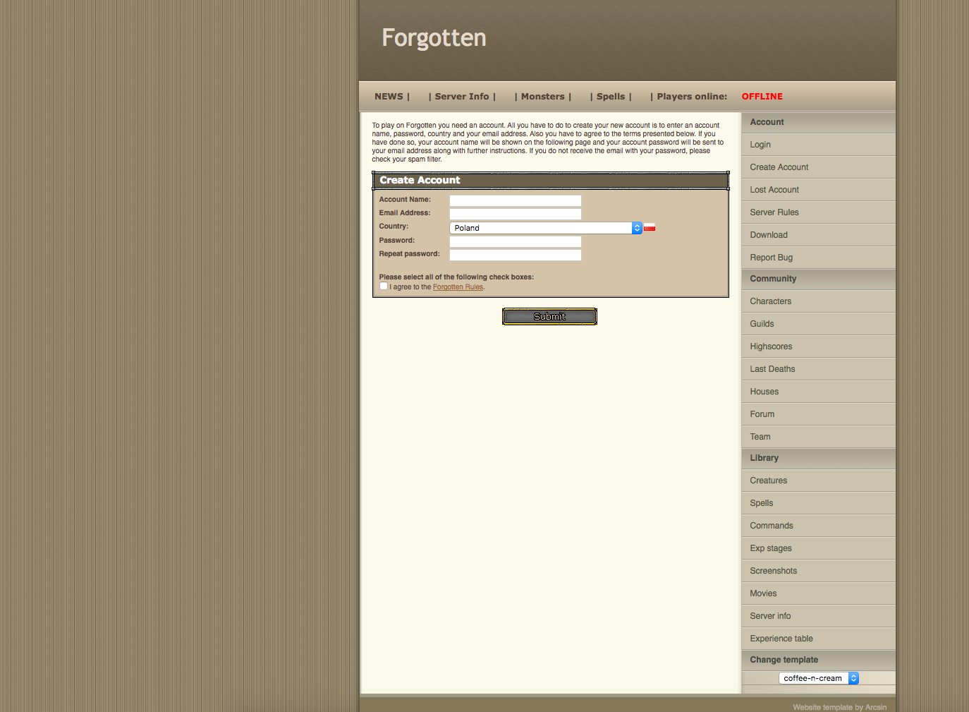 Layouts - OpenTibiaBR