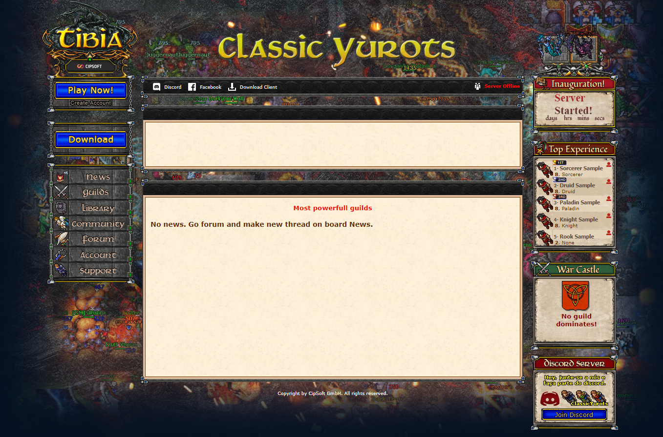 Layouts - OpenTibiaBR