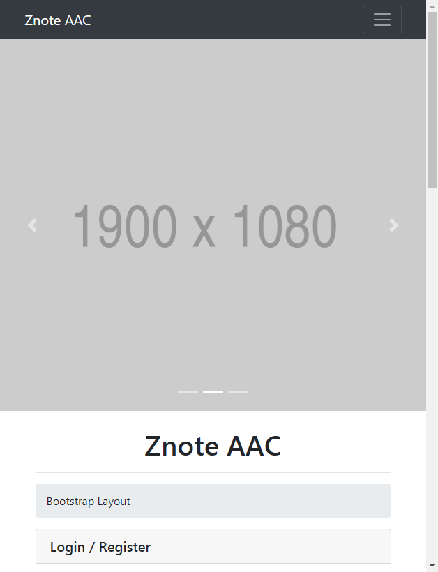 Layouts - OpenTibiaBR
