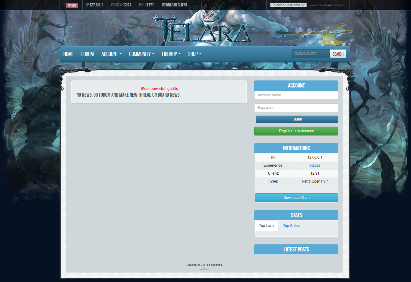 Layouts - OpenTibiaBR