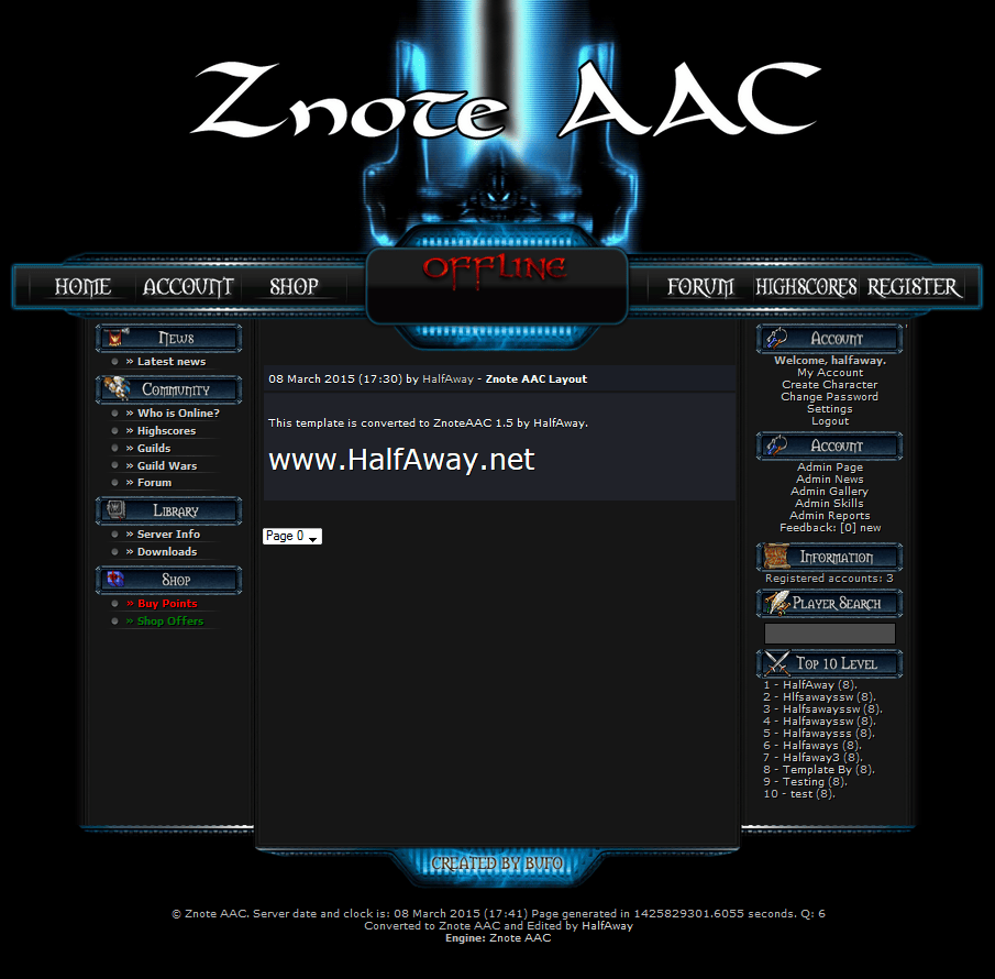 Layouts - OpenTibiaBR