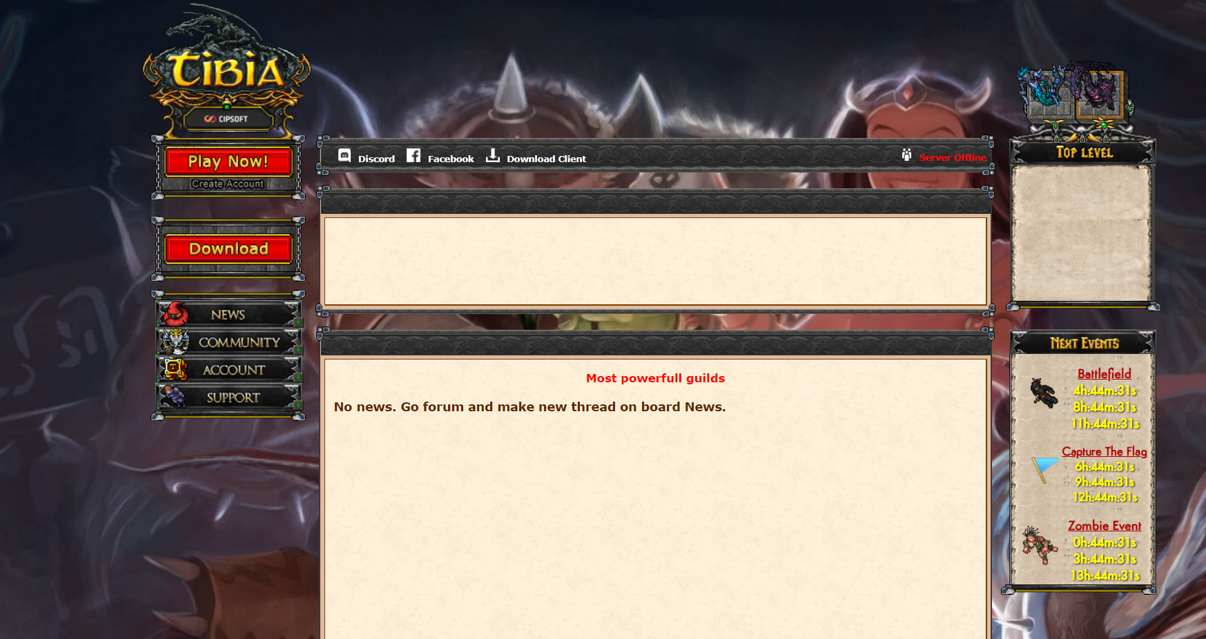 Layouts - OpenTibiaBR