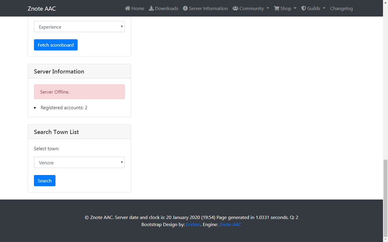 Layouts - OpenTibiaBR