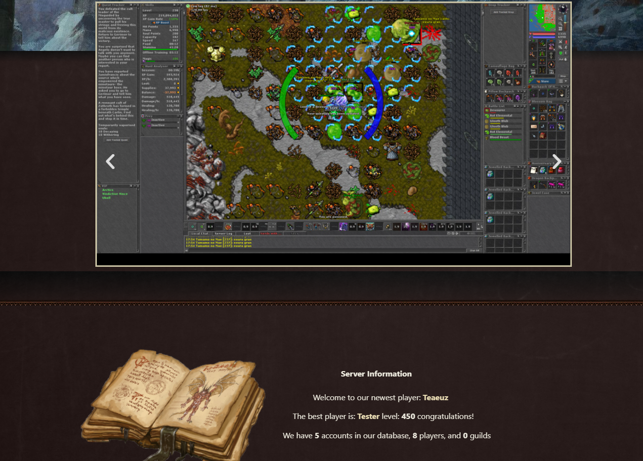 Layouts - OpenTibiaBR